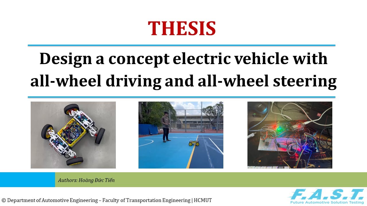 Design a concept electric vehicle with all-wheel driving and all-wheel ...