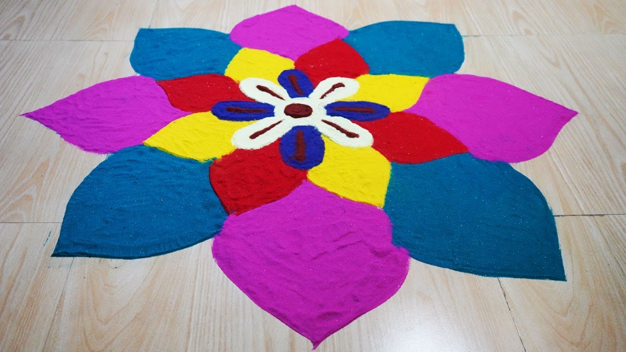 Top Rangoli Colors: Make Your Designs Stand Out - YouTube