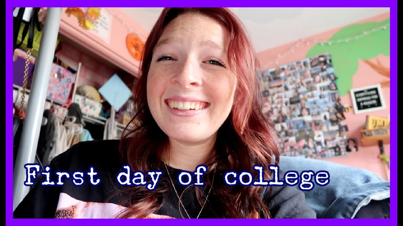 first day of college: 100% virtual learning - YouTube