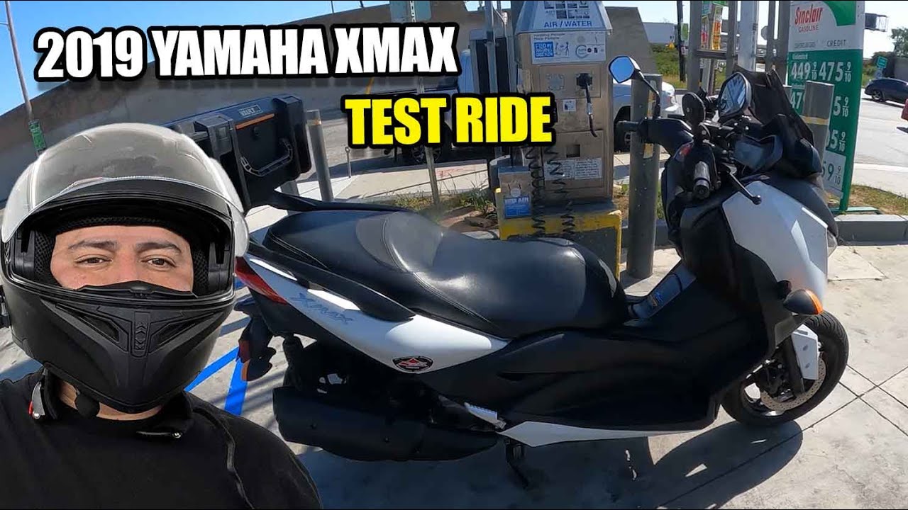 Yamaha XMAX Test Ride - YouTube
