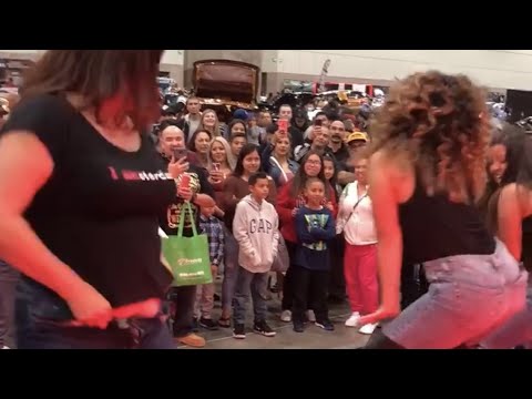 Dance contest at the Dub Show in LA - dancing to “Salt Shaker”