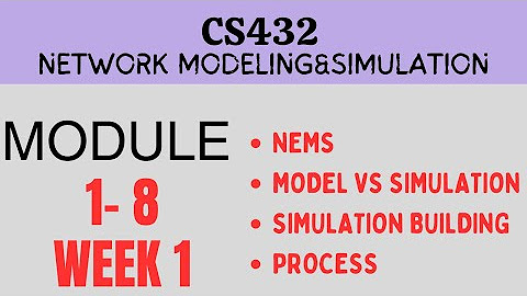 CS432 NETWORK MODELING AND SIMULATION - YouTube