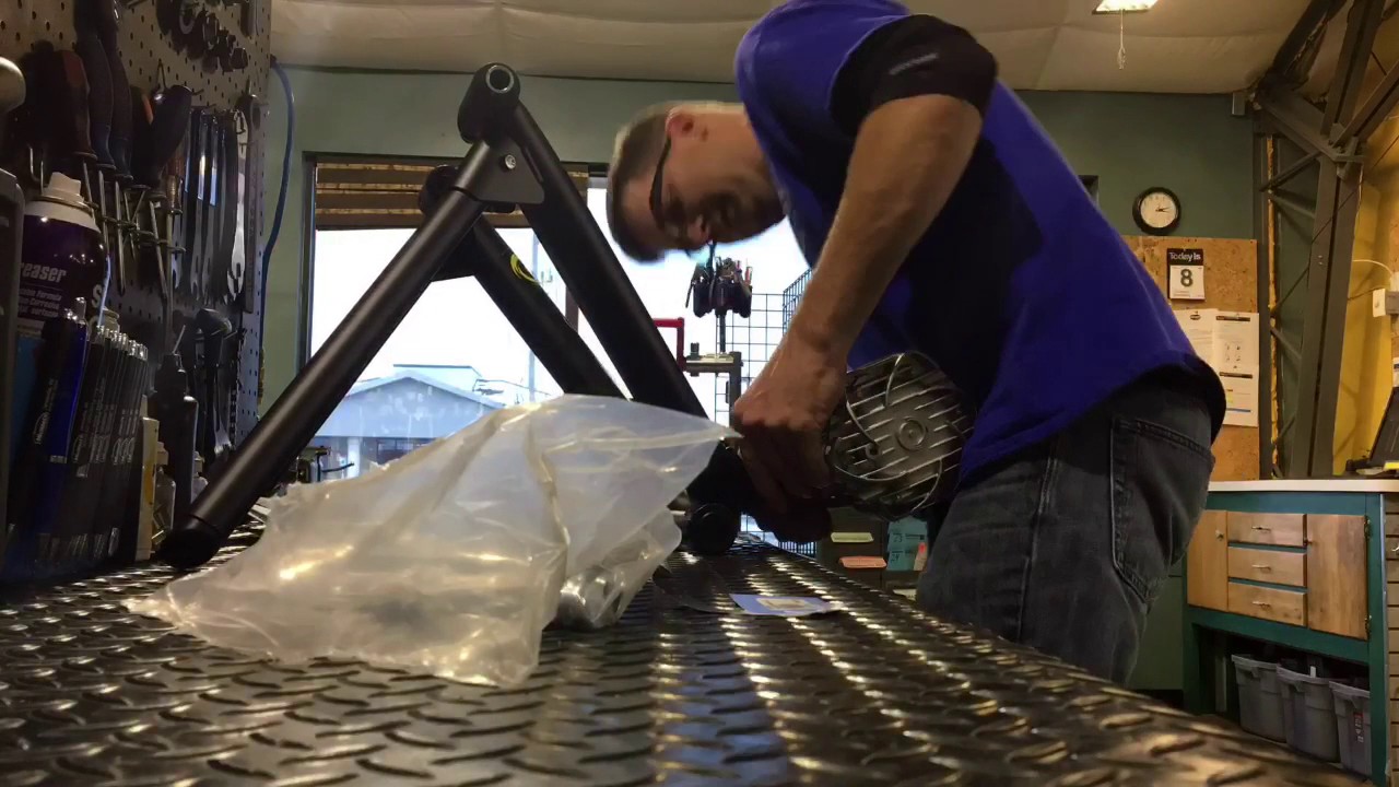 CycleOps Fluid 2 Build - YouTube