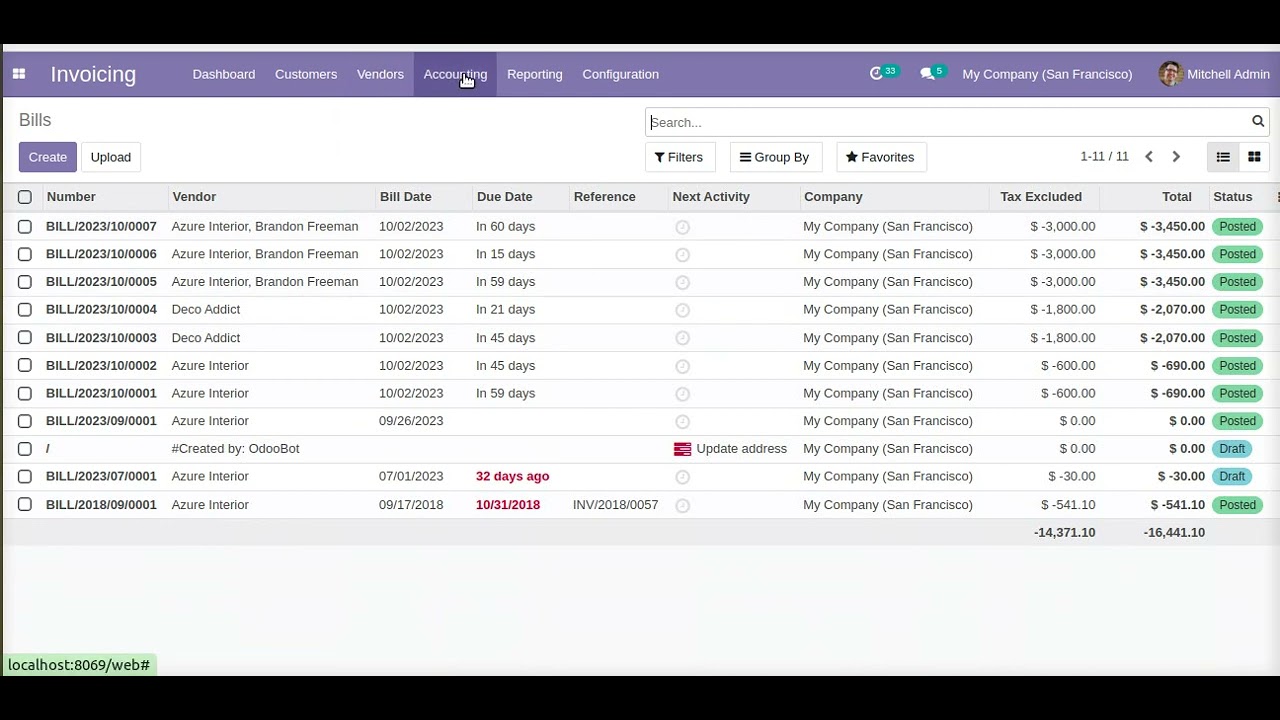 Dynamic Partner Account Receivable & Payable Report Odoo App - YouTube