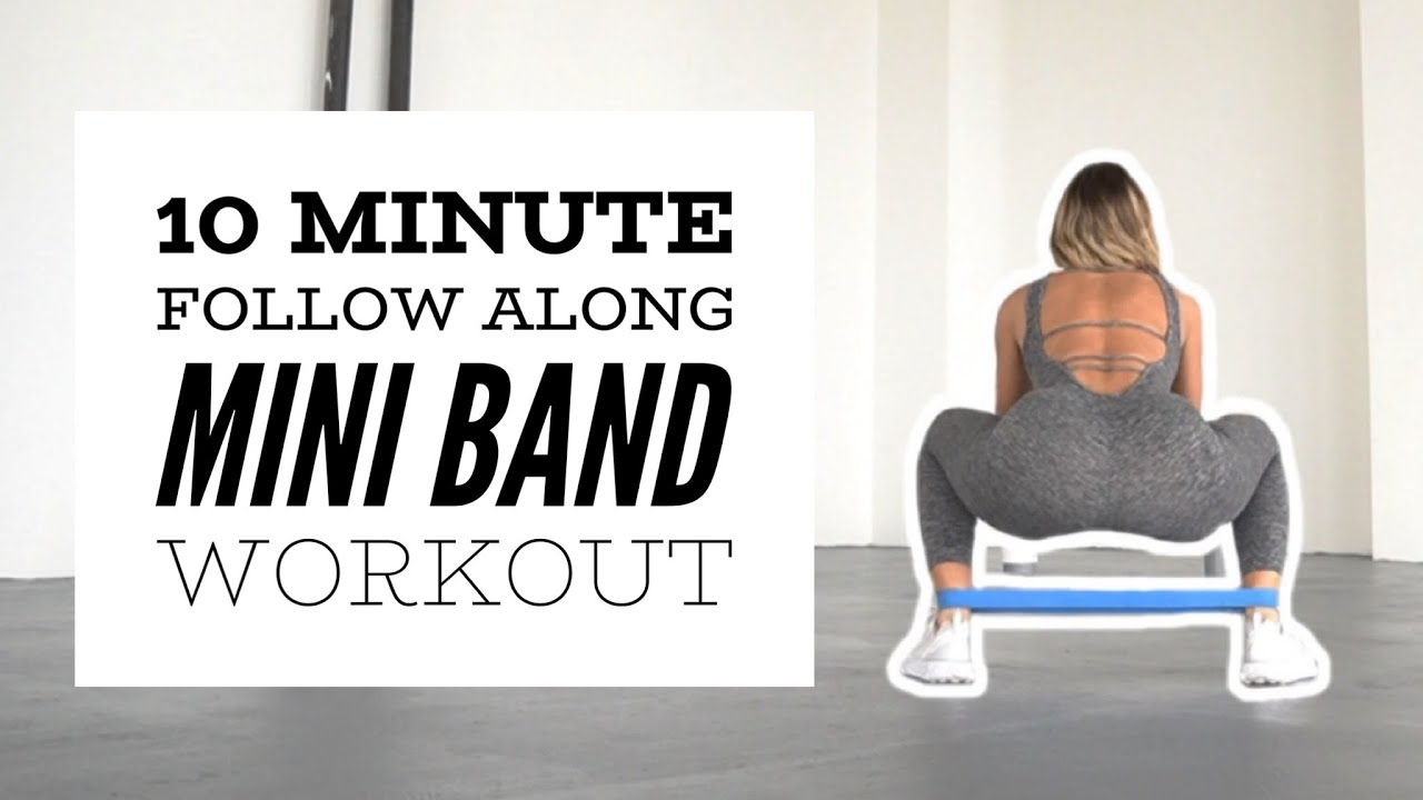 10 Minute Booty Band Follow Along Workout Casi Davis Youtube