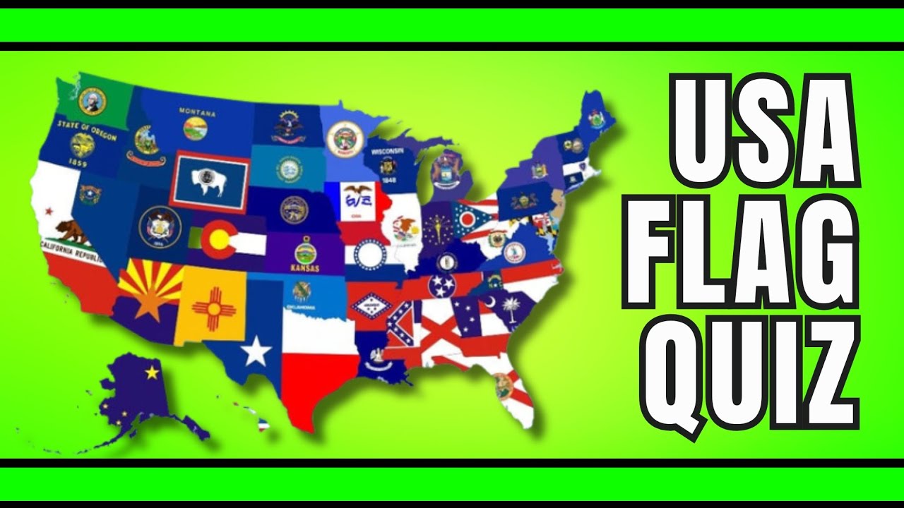 Guess The USA Flags | Ultimate 50 States Flag Quiz 2024 - YouTube