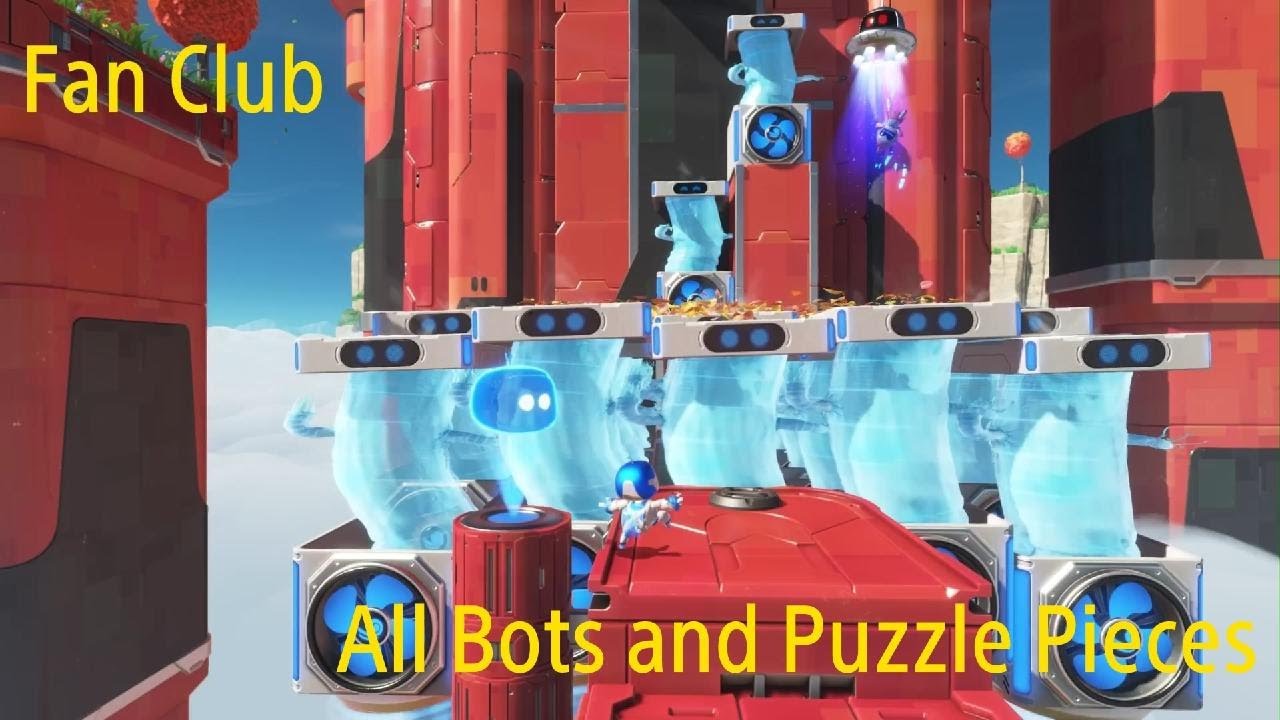 ASTRO BOT - Fan Club #9 All Bots and Puzzle Pieces - YouTube