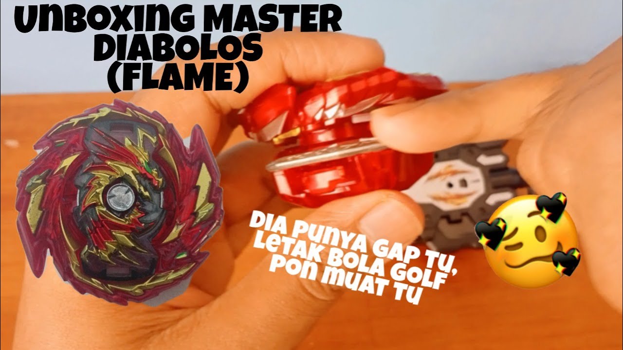 Beyblade Unboxing | Master Diabolos (flame) | Beyblade Burst GT/ Rise ...