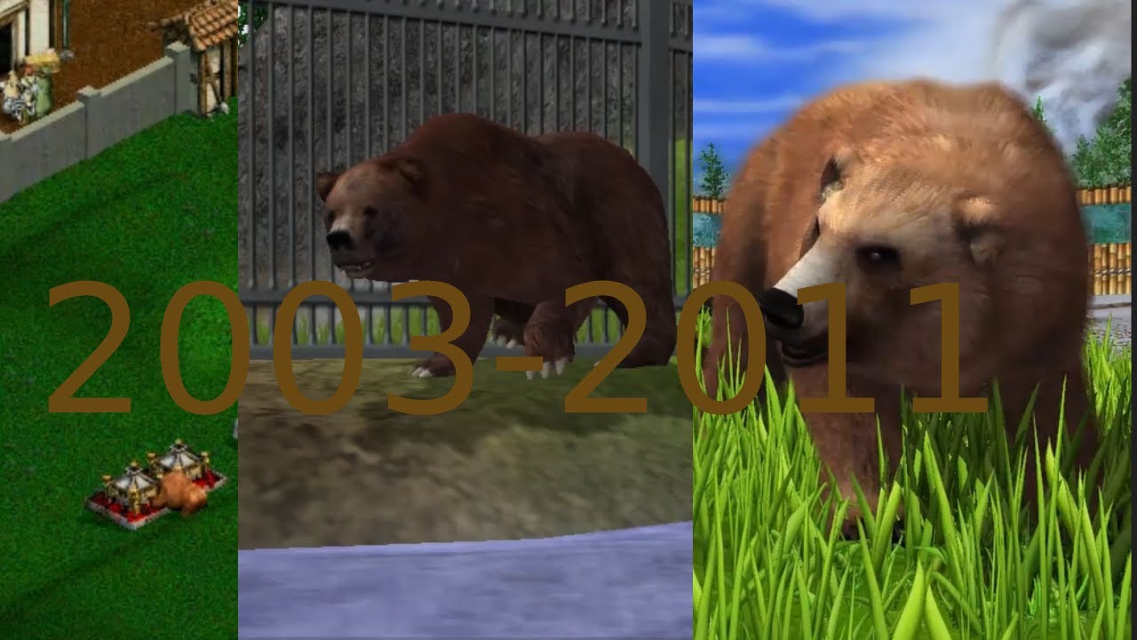 Wildlife Park Series Grizzly Bear Comparison - YouTube