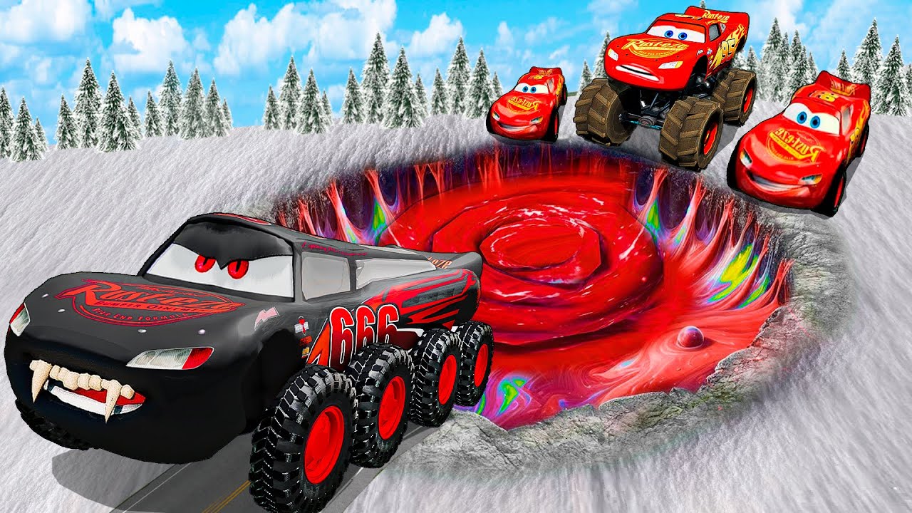 Evil Vampire Pit Transform In Evil McQueen Vampire & Big & Small ...