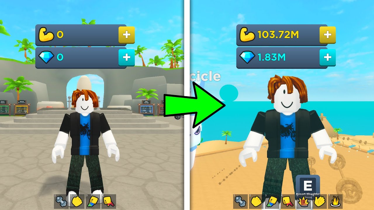 Noob a Pro en Training Simulator Roblox - YouTube