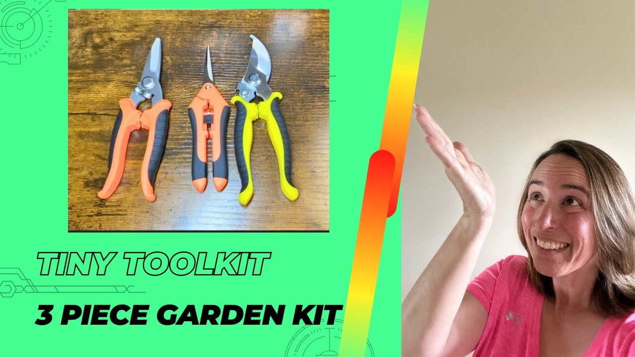 Tiny but effective tools. Very sharp, fits in the hand 3 pack of garden ...