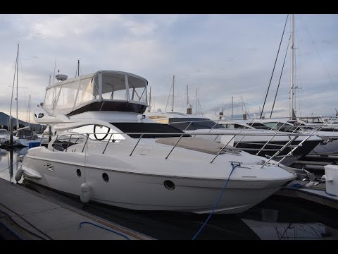 2007 Azimut 43 Fly Bridge yacht walkthrough Video