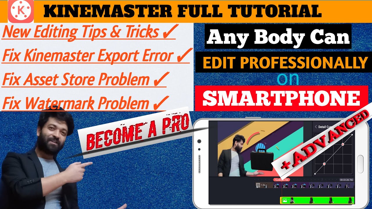 Kinemaster Video Editing Full Tutorial | Professional Video Editing ...