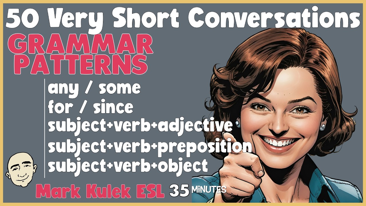 50 Very Short Conversations | Speak English with Mark Kulek ESL - YouTube