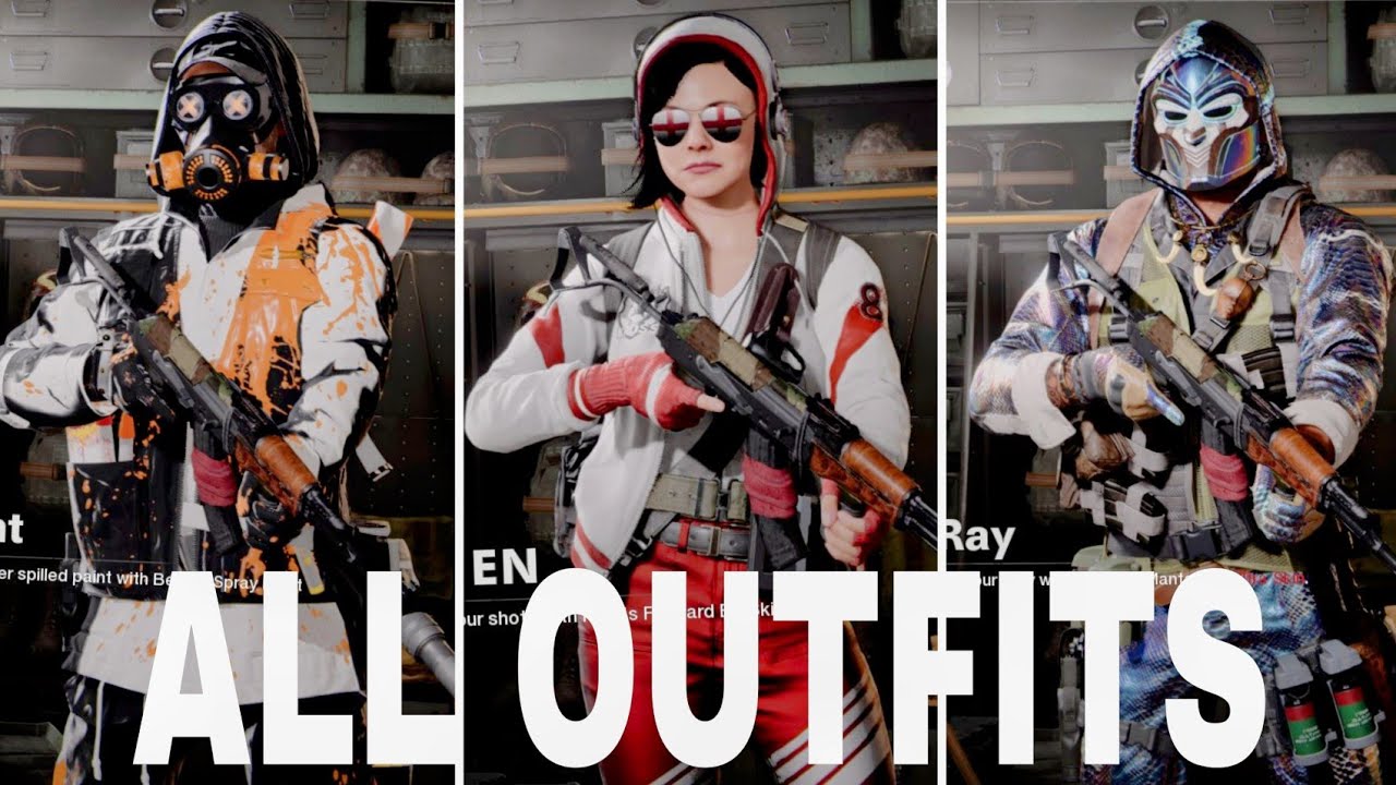 All Operator Outfits & Uniforms Call of Duty Black Ops: Cold War - YouTube