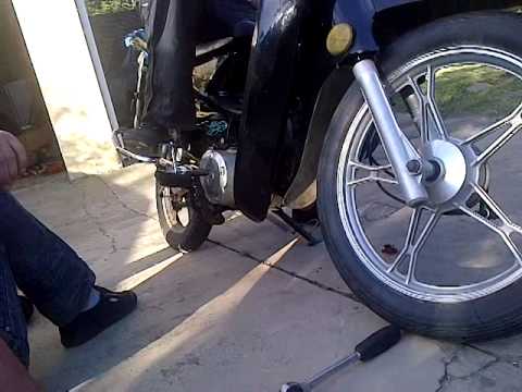 Vuka xl 110 with no exhaust - YouTube
