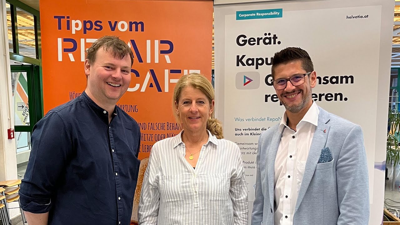 Helvetia & Re-Use Austria: Repair Cafe Jenbach - Interview mit Matthias ...