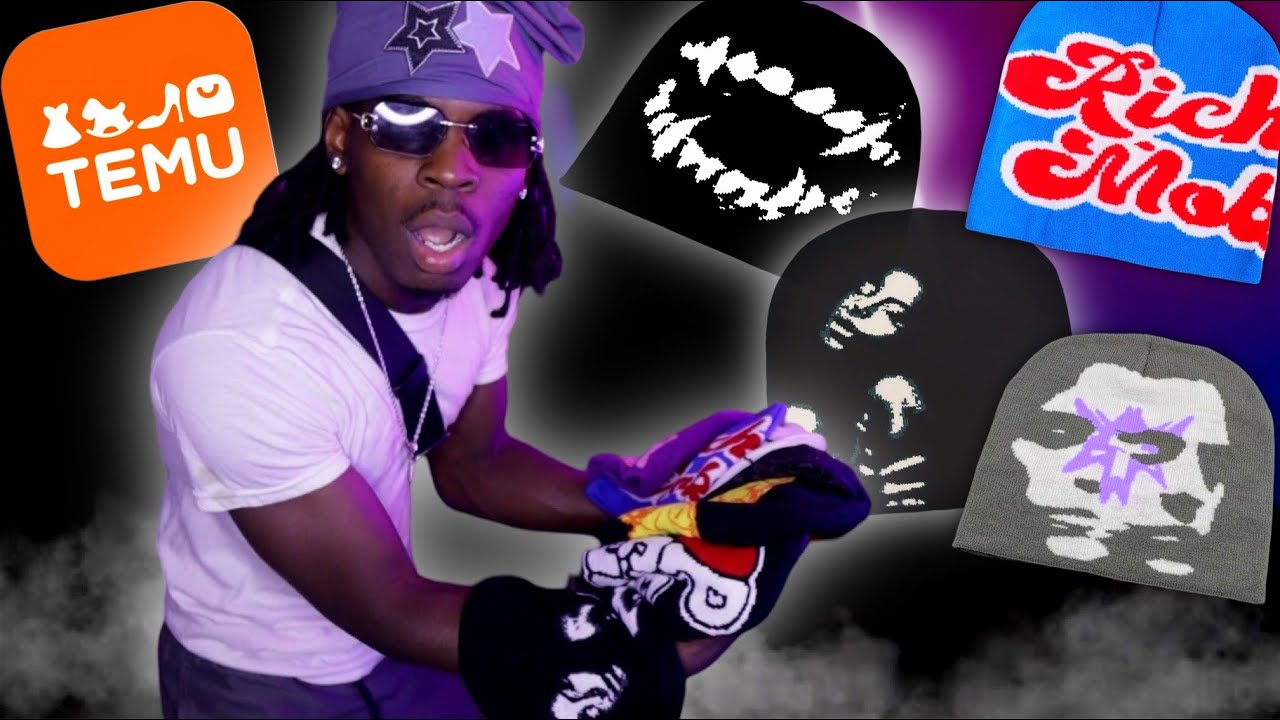 HUGE TEMU HAUL MUST HAVE BEANIES 2!! 🔥🧢 | SUMMER SEASON 2024 DRIP 💦☀️ ...