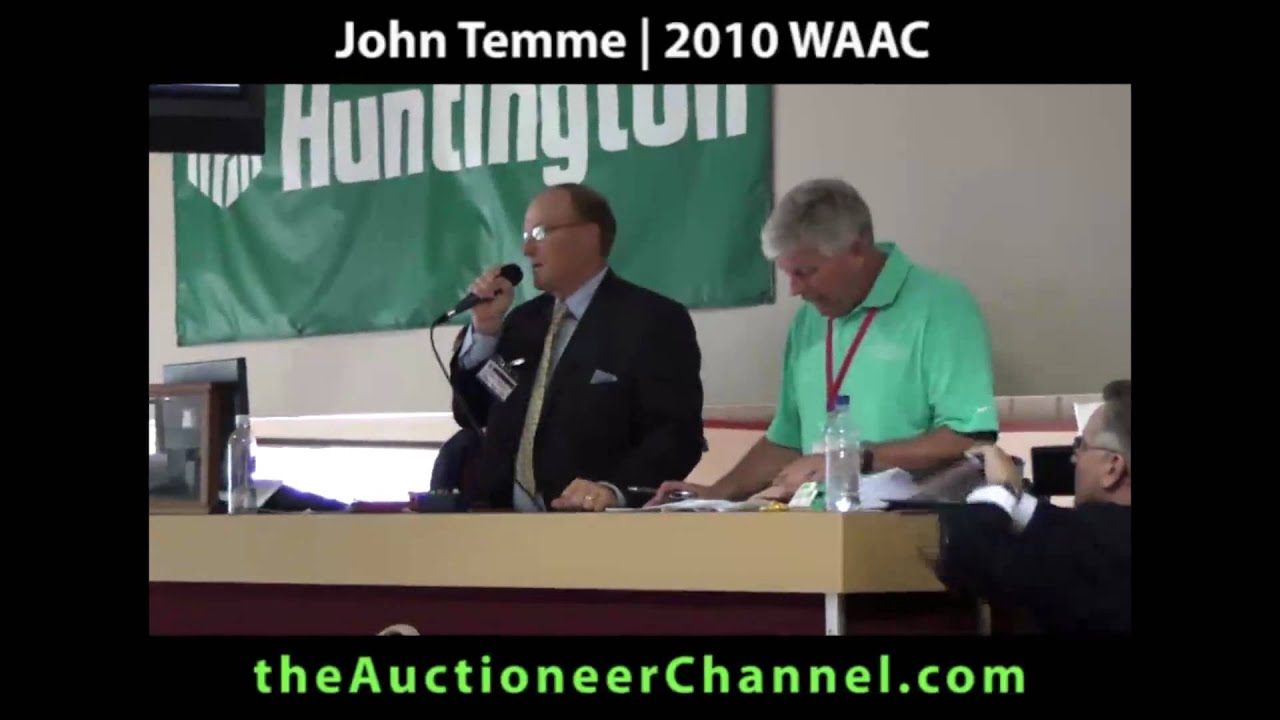 John Temme | 2010 WAAC - Reserve Champion - YouTube
