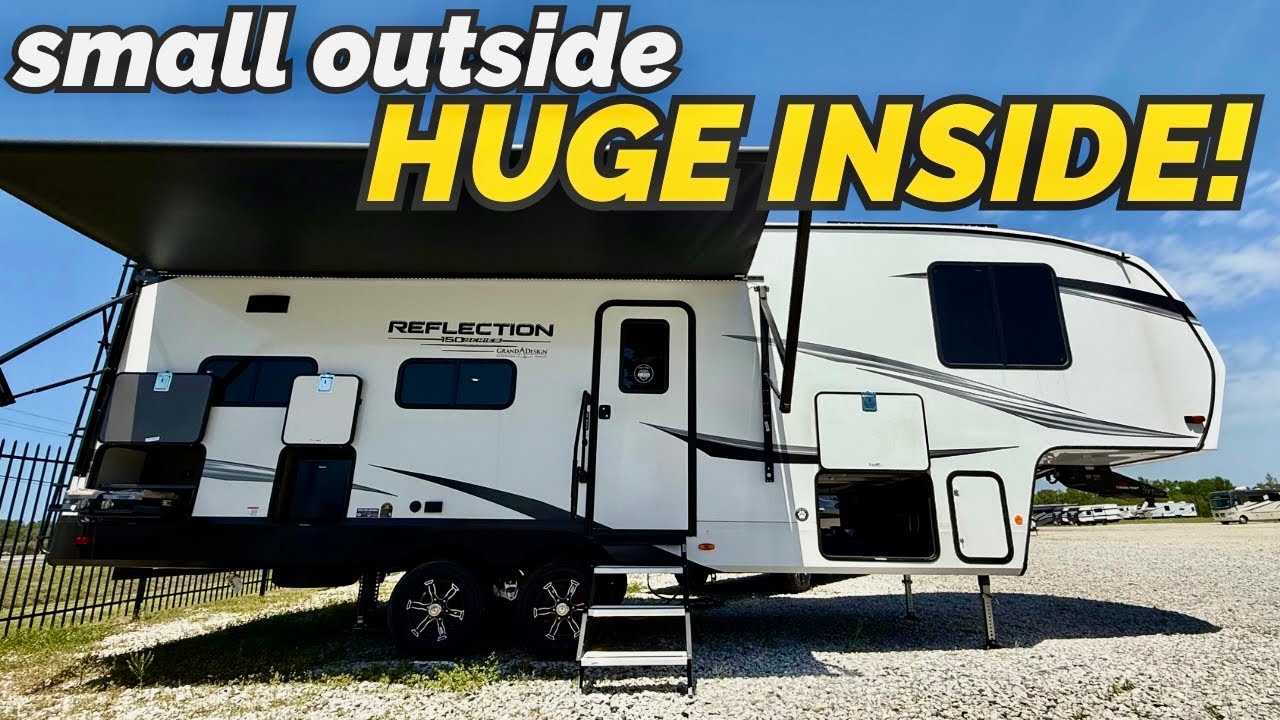SMALL fifth wheel RV with a HUGE interior space! 2025 Grand Desin ...