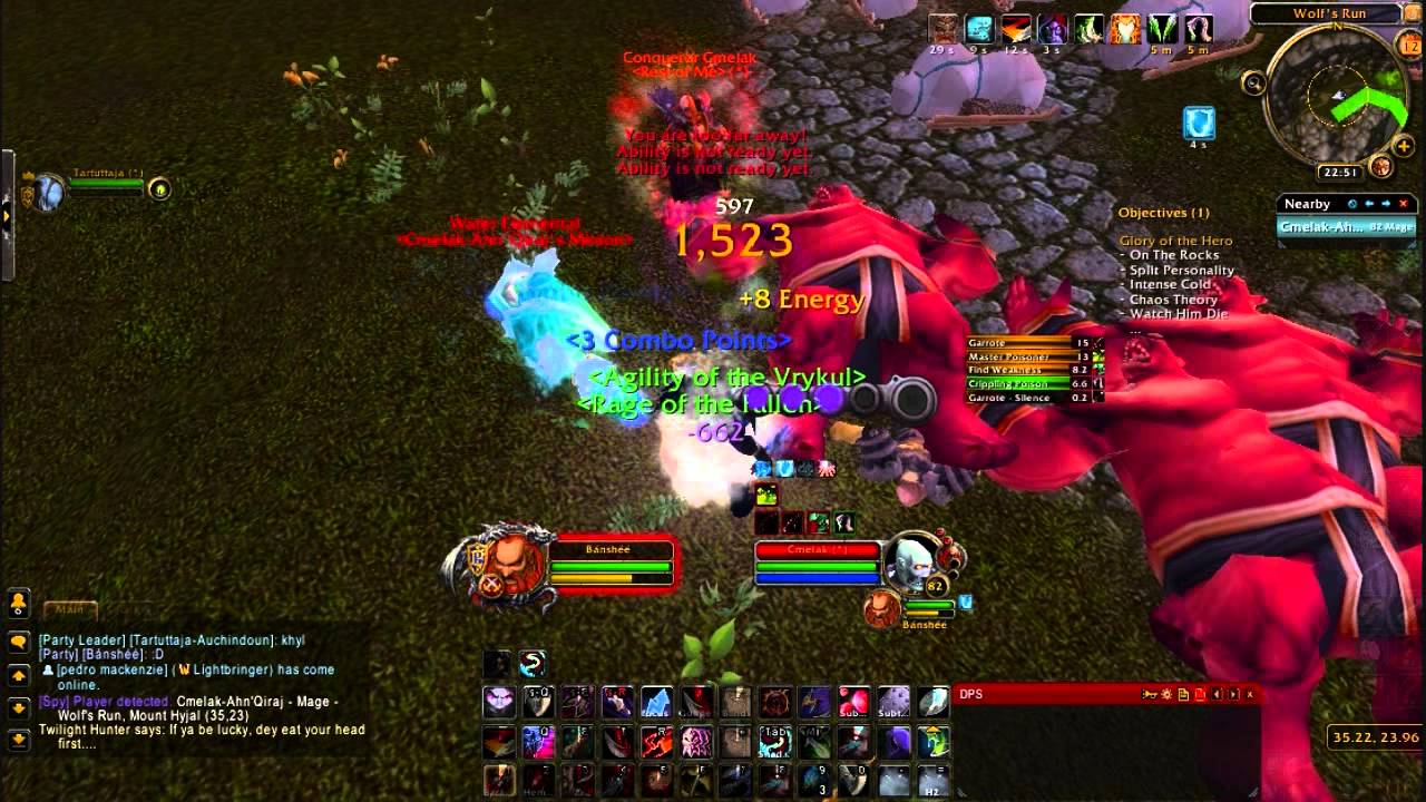 Wow lvl 80 rogue World pvp - YouTube