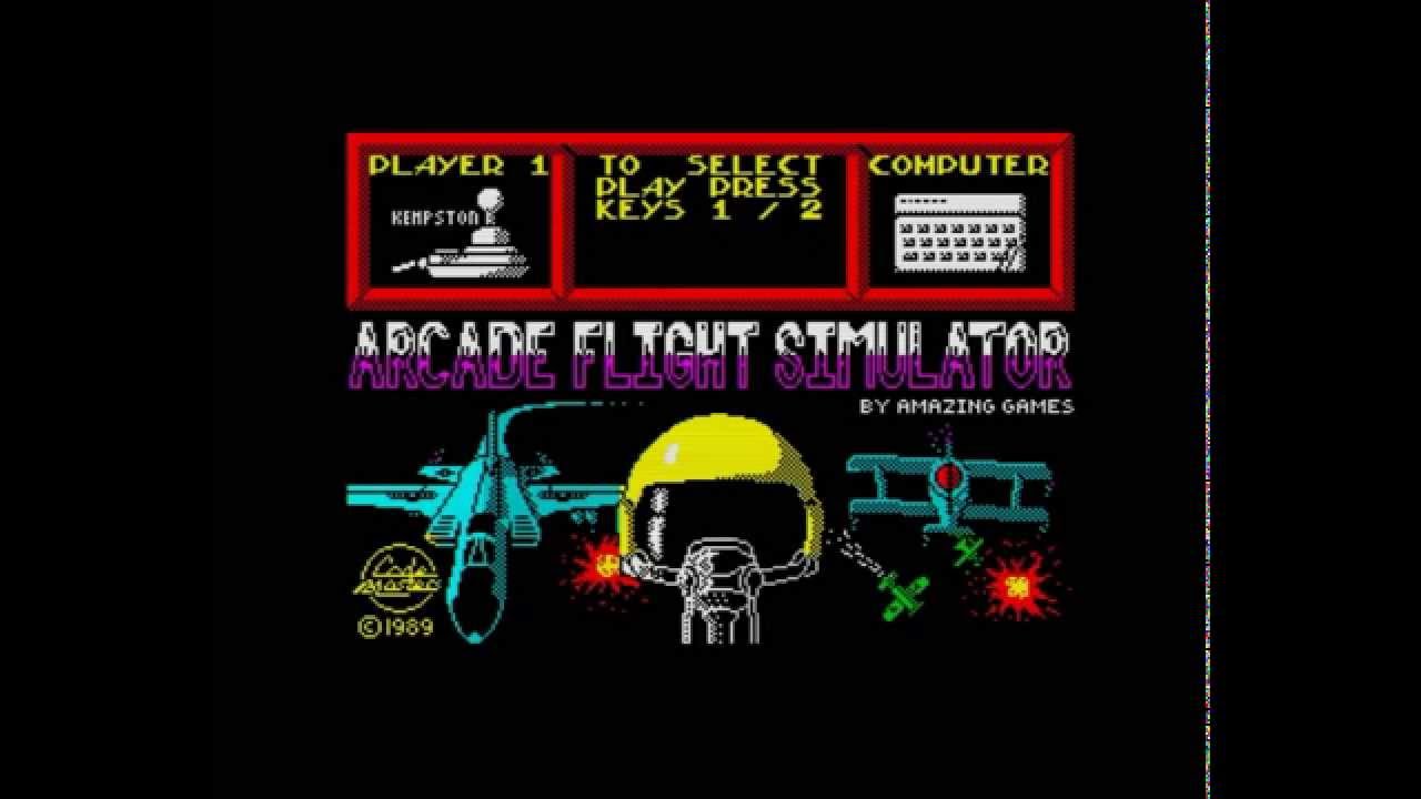 Arcade Flight Simulator (ZX Spectrum) - YouTube