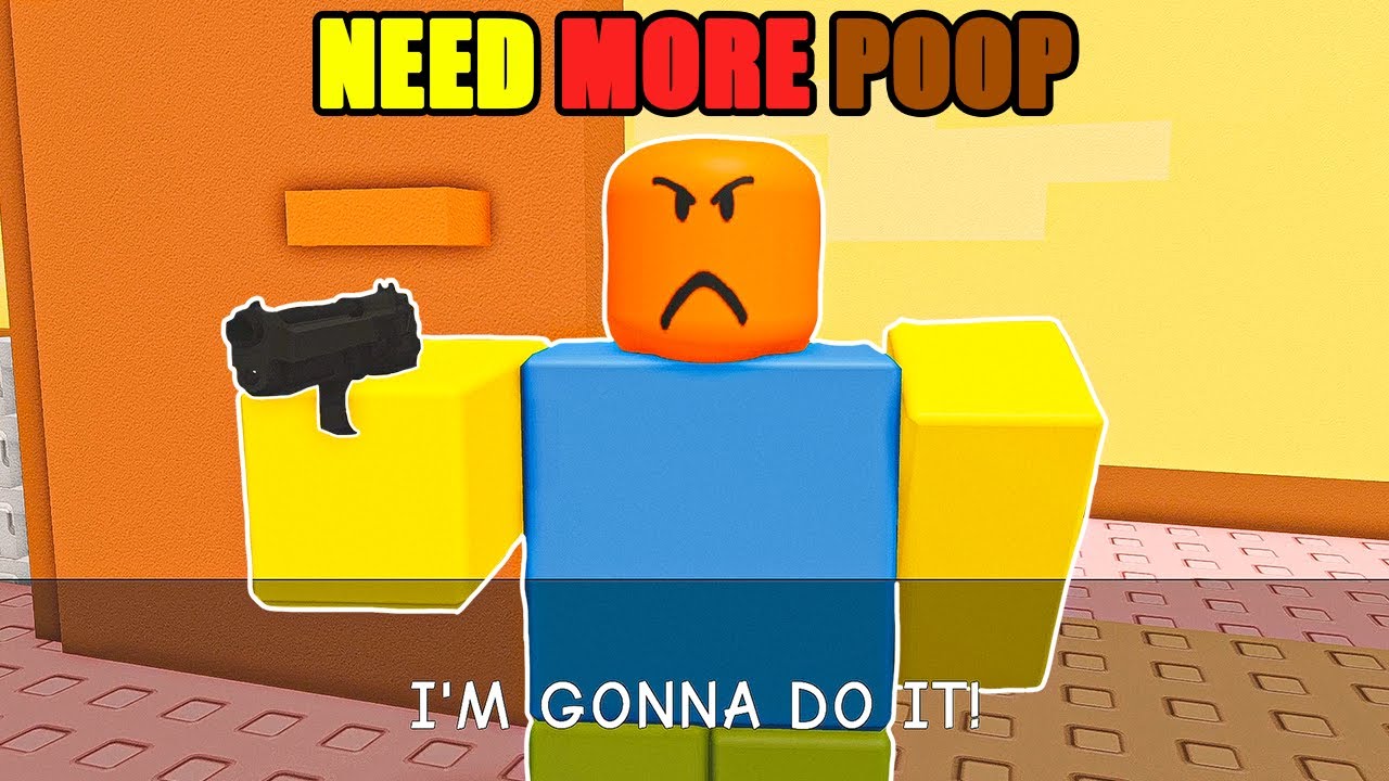 💩 NEED MORE POOP 💩 How to get Gun Ending [Roblox] - YouTube