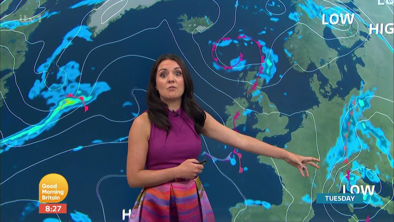 Laura Tobin - GMB Weather 28Aug2023 - YouTube