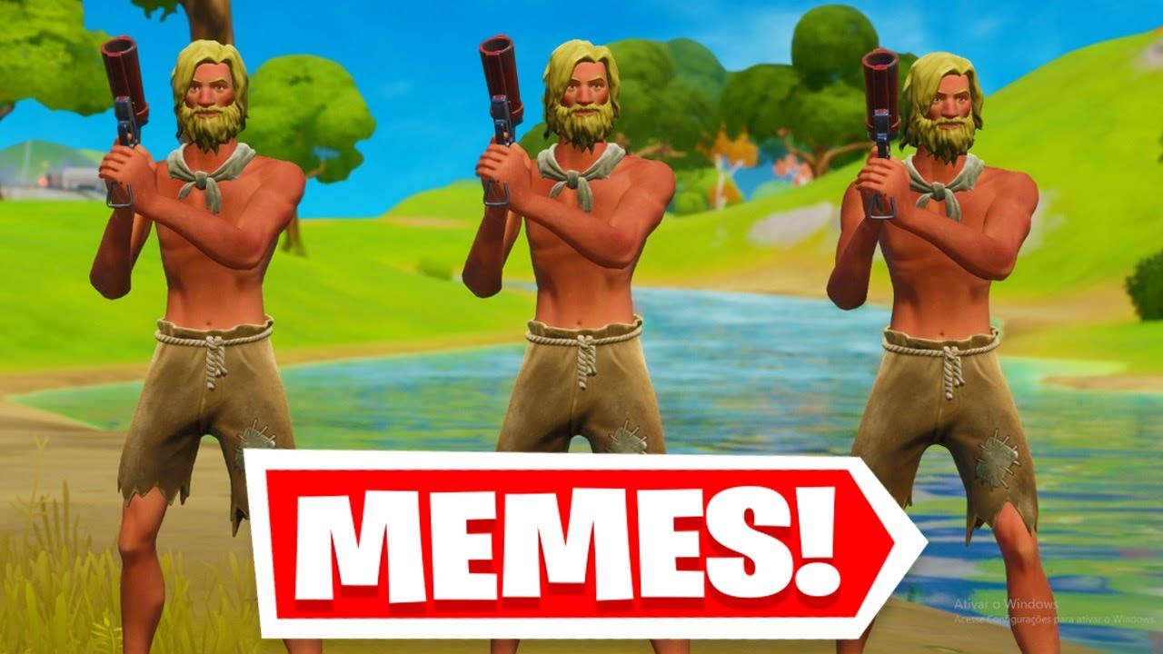 MEMES COM O NOVO JONESY MAGRELO DO FORTNITE! - YouTube