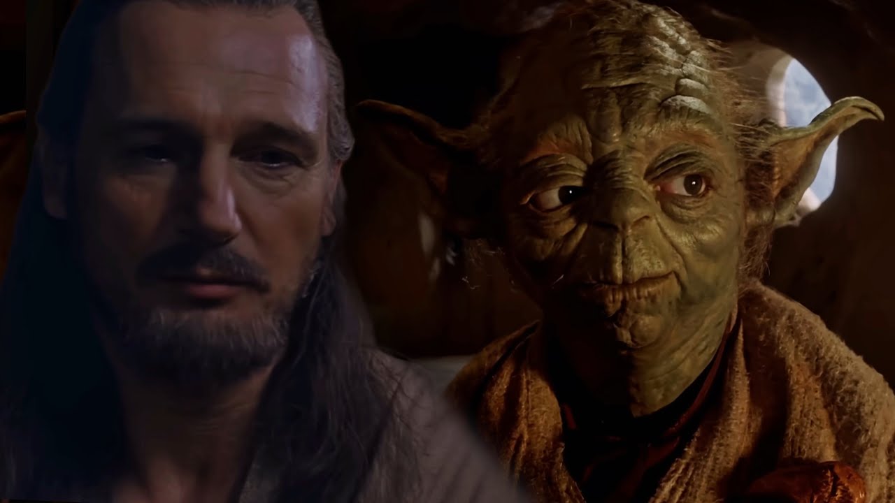 Star Wars: Qui-Gon Helps Yoda Have Faith in Luke - YouTube