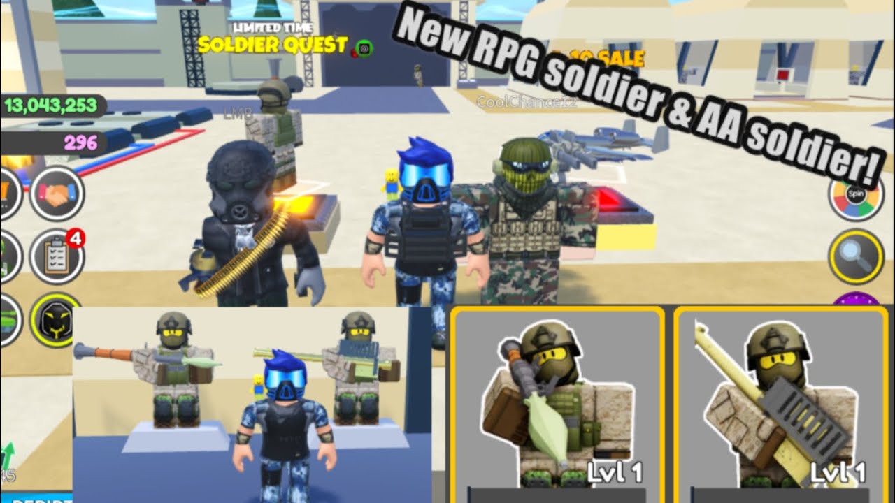 New RPG & AA Soldiers! - YouTube