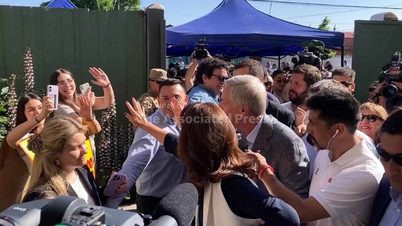 Presidential hopefuls Kast and Kaiser cast their ballots in Chile's ...