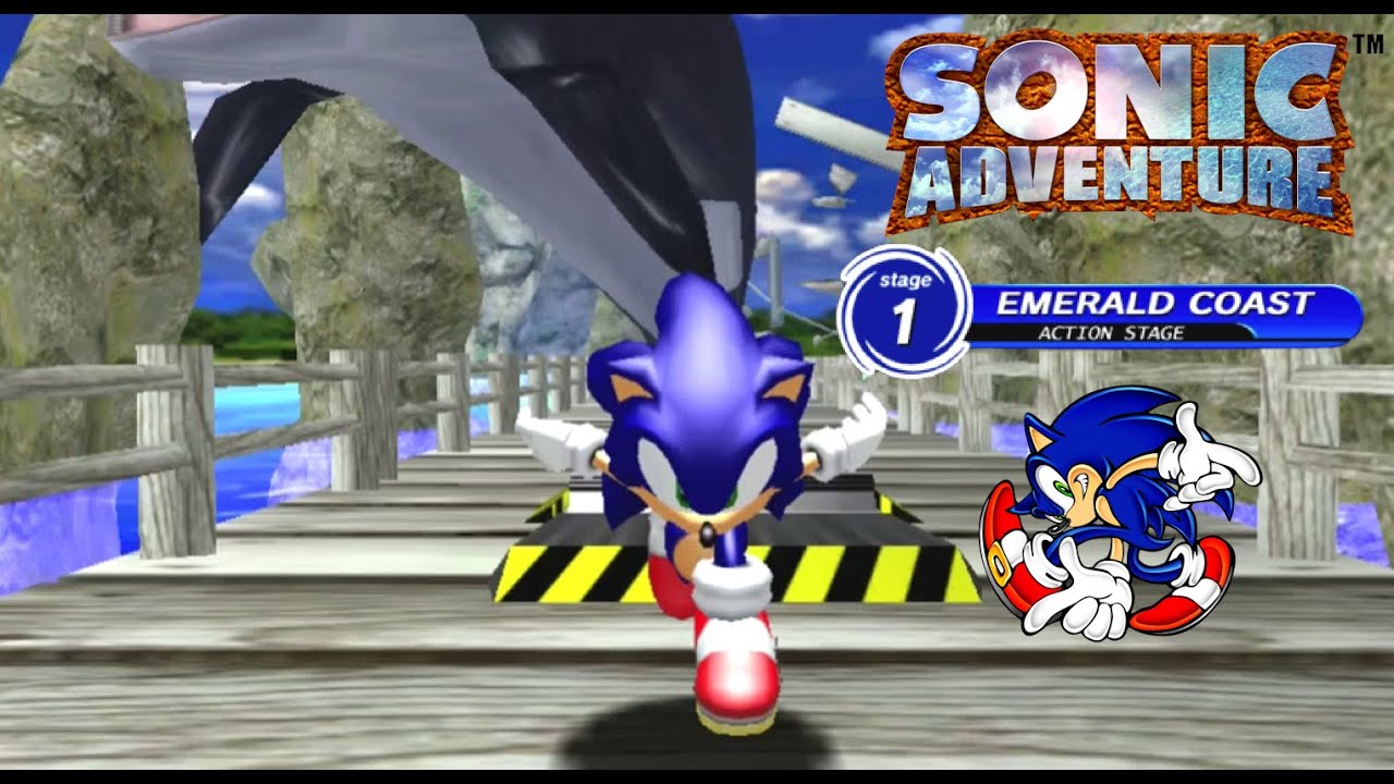 Sonic Adventure [Sonic's Story] - Chapter 2: Rescue Tails! / Stage 1 ...