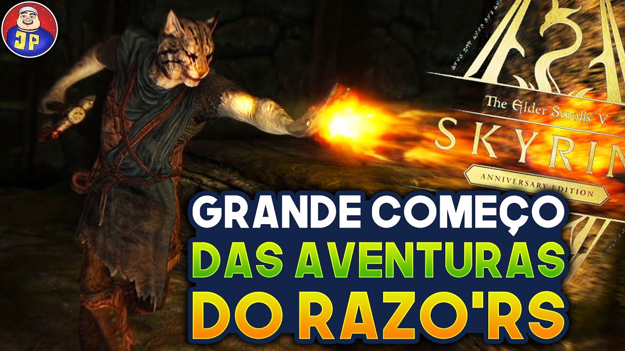 GRANDE COMEÇO DAS AVENTURAS DO RAZO'RS: SKYRIM ANNIVERSARY EDITION ...