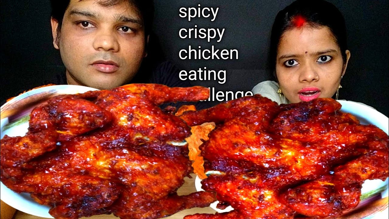 ASMR Mukbang whole 2kg spicy chicken eating challenge,🔥 korean style ...