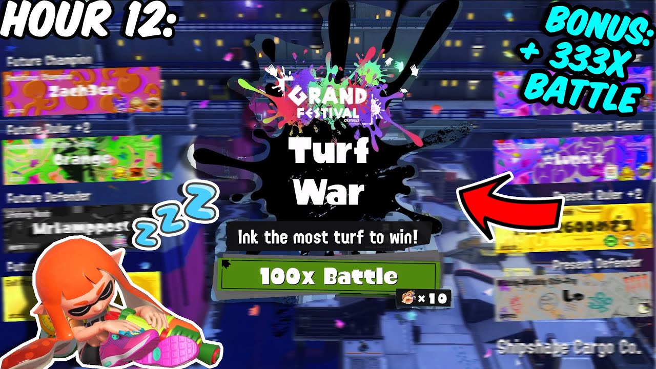 NOT STOPPING UNTIL I WIN A 100X BATTLE! + RARE 333X Battle! [Splatoon 3 ...