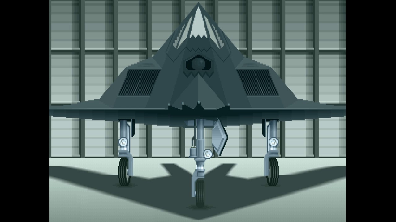 F-117A Nighthawk Stealth Fighter 2.0 | Microprose 1991 (Roland sound ...