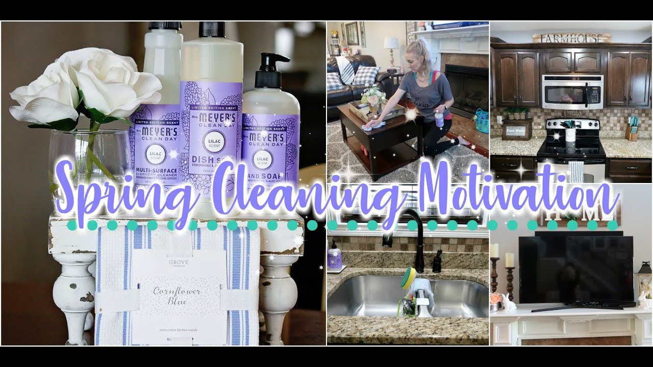 Spring Cleaning Motivation/Clean With Me/Daily Cleaning Routine - YouTube