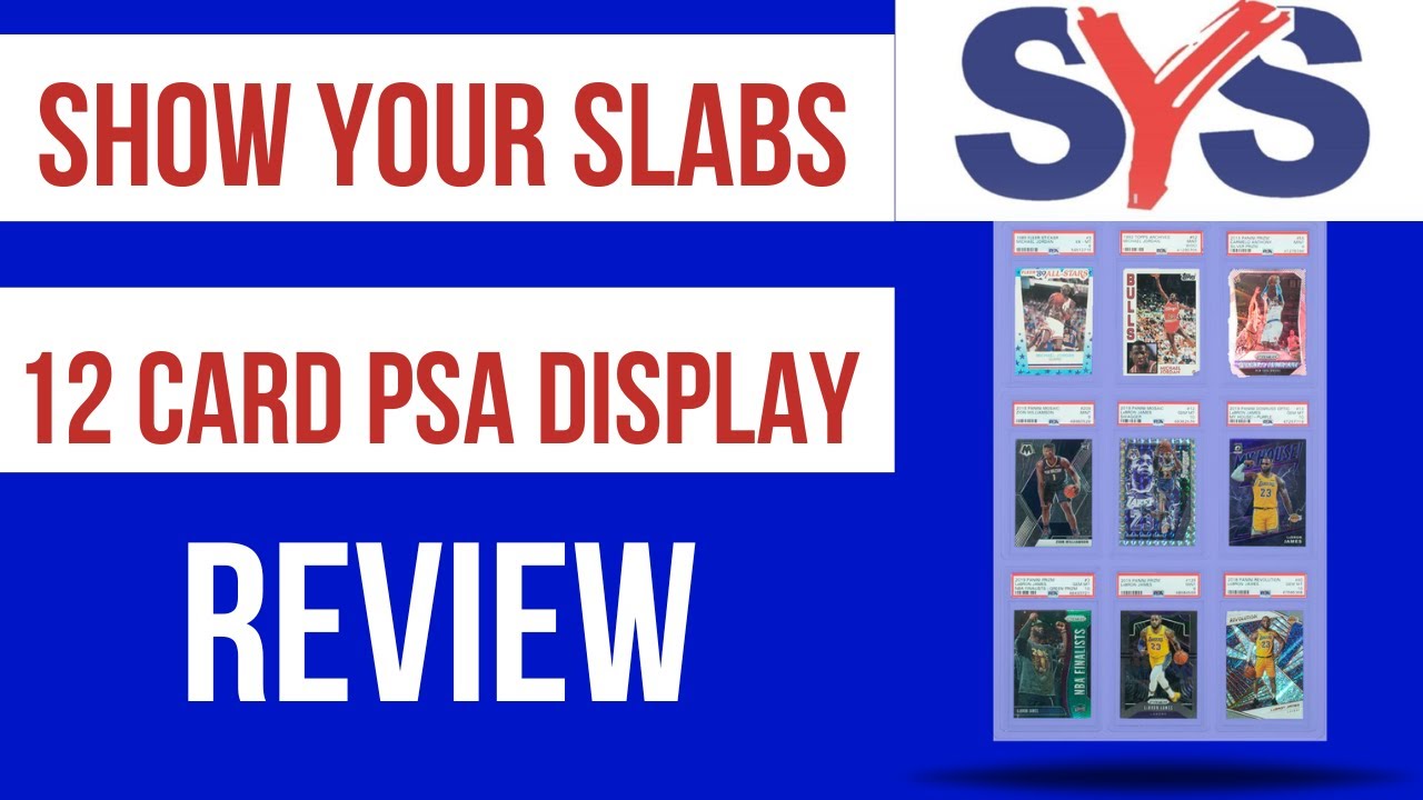 Show Your Slabs - Product Review of the 12 Card PSA Wall Display - YouTube