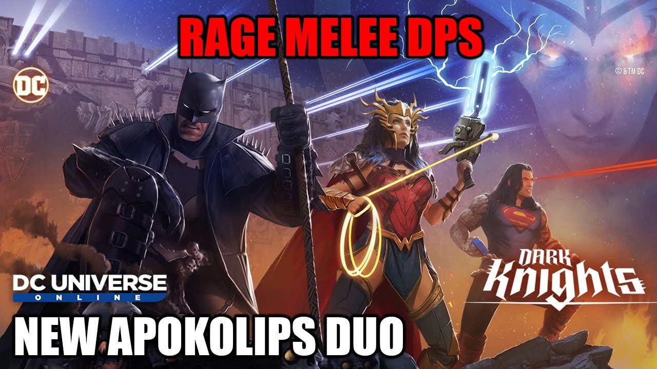 DCUO: Rage Melee New Apokolips Duo - YouTube