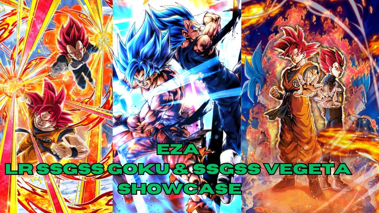 Lore Accurate Blue Duo EZA TEQ LR SSG Goku And SSG Vegeta Showcase ...