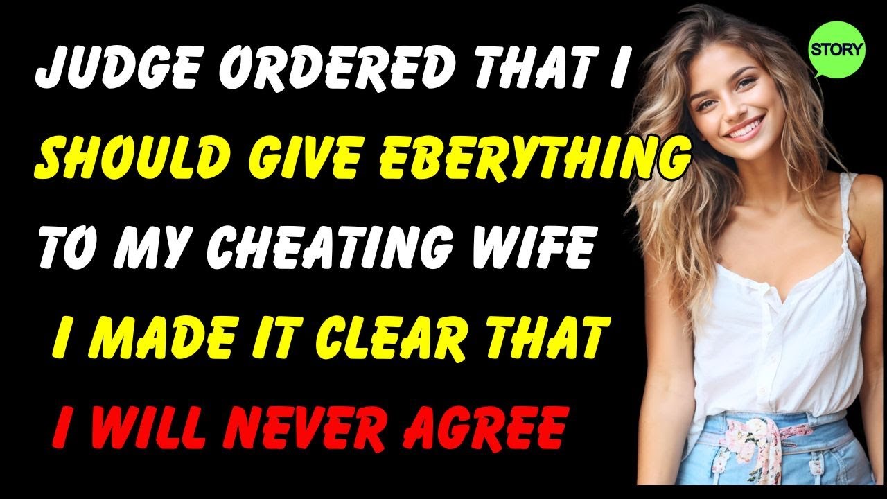 A liberal judge supported a cheating wife, but I refused. Wife cheating ...