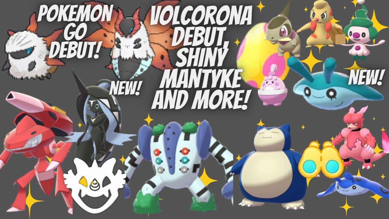 Volcorona Debut, Shiny Mantyke and More Coming to Pokemon Go! (May ...