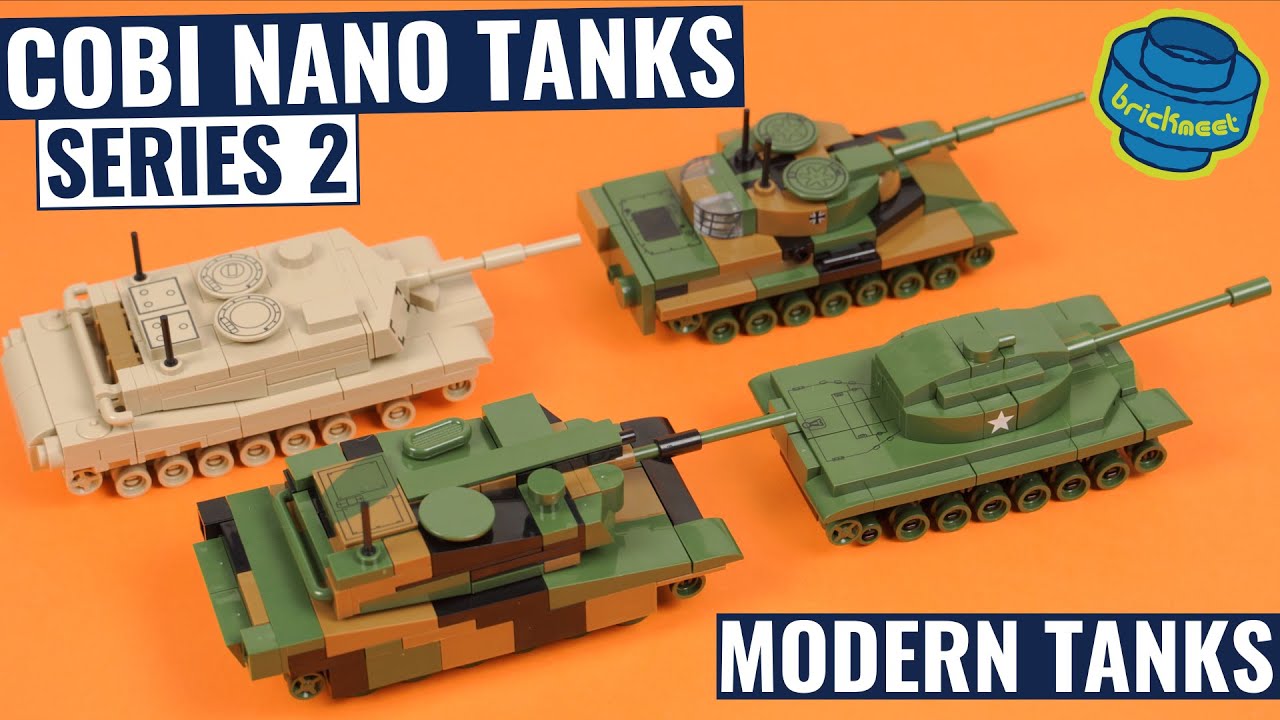 COBI Modern Nano Tanks 1:72 Incl K2 Black Panther - SERIES 2 (Speed ...