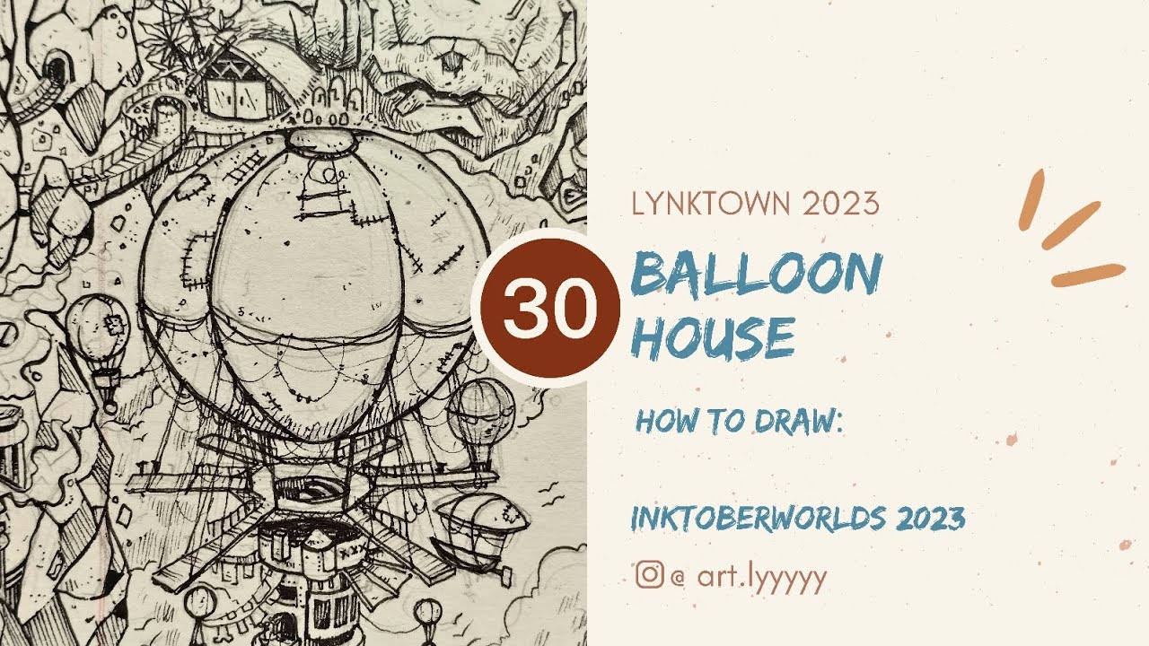 HOW TO DRAW HOT AIR BALLOON - YouTube