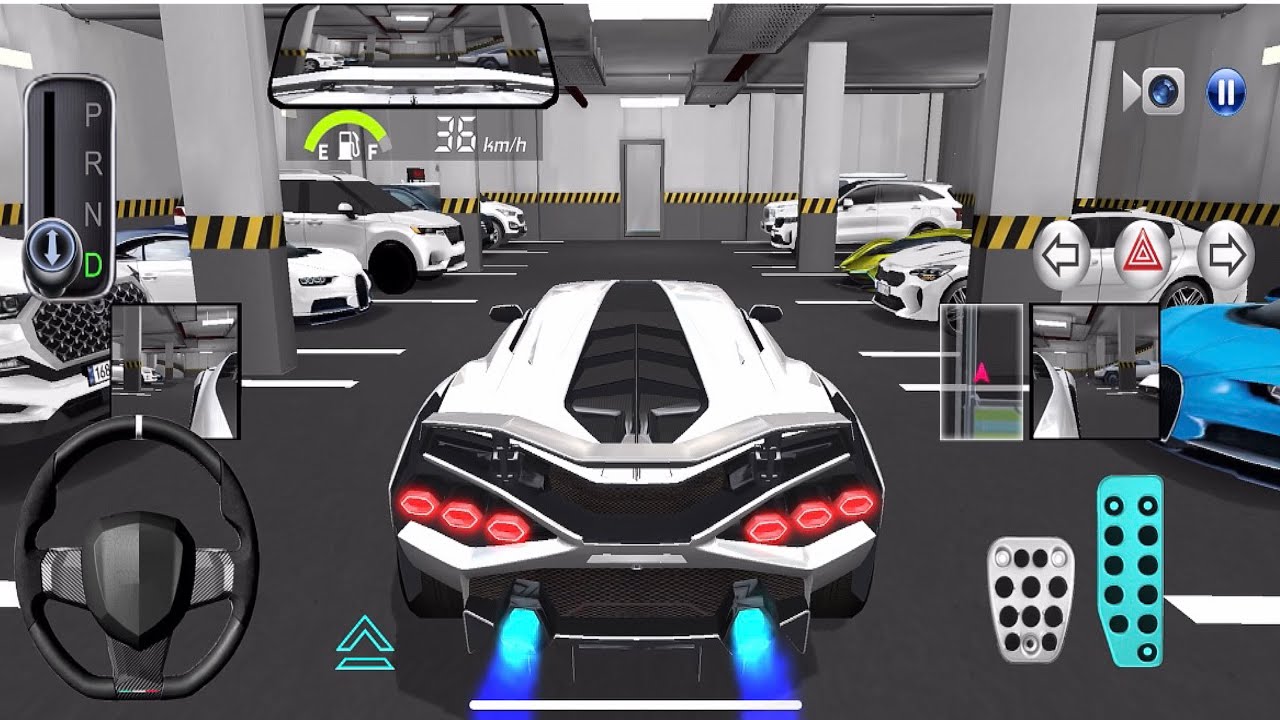 Super car driving at parking area - 3d driving class - android ios ...