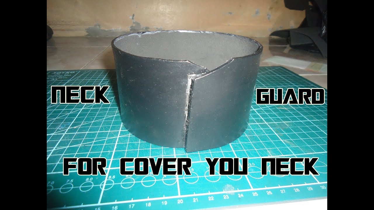 DIY Neck Guard from Eva Foam - YouTube