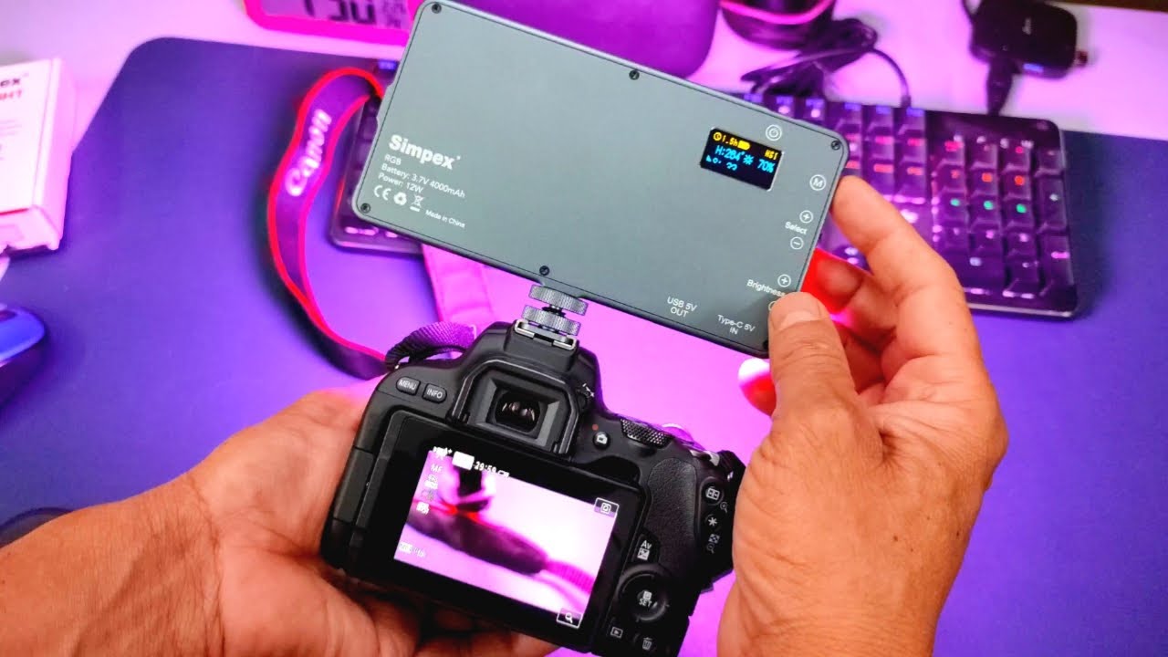 Best RGB Video Light | Simpex RGB Pocket LED Light | Unboxing And ...