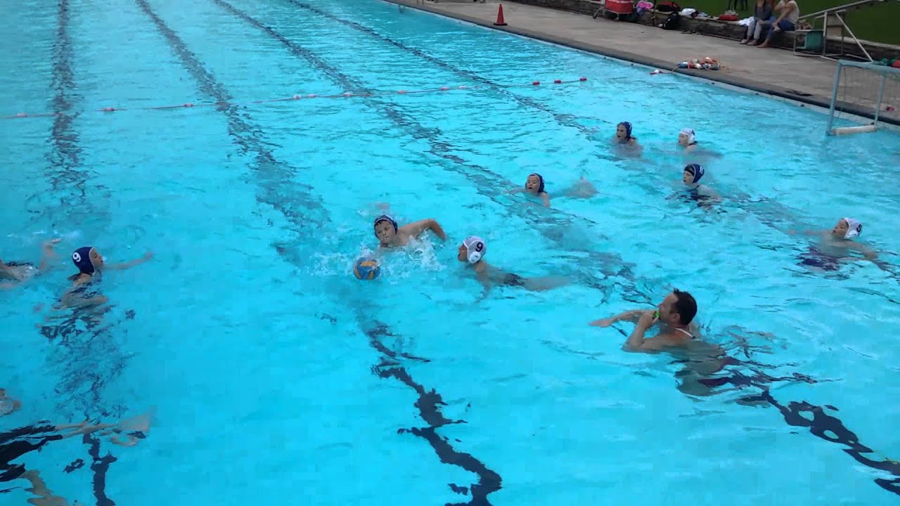 Mini water polo at Cheltenham Lido - YouTube